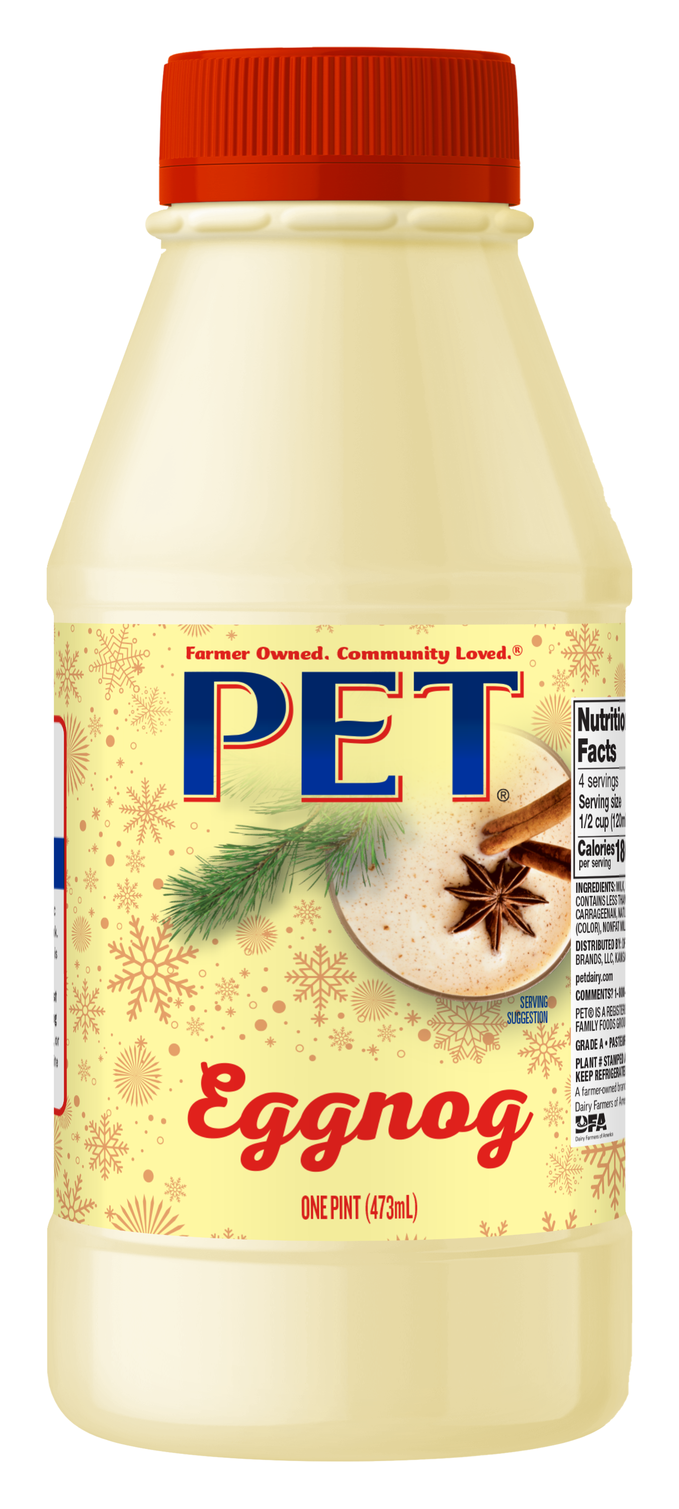 Eggnog Pint - PET® Dairy